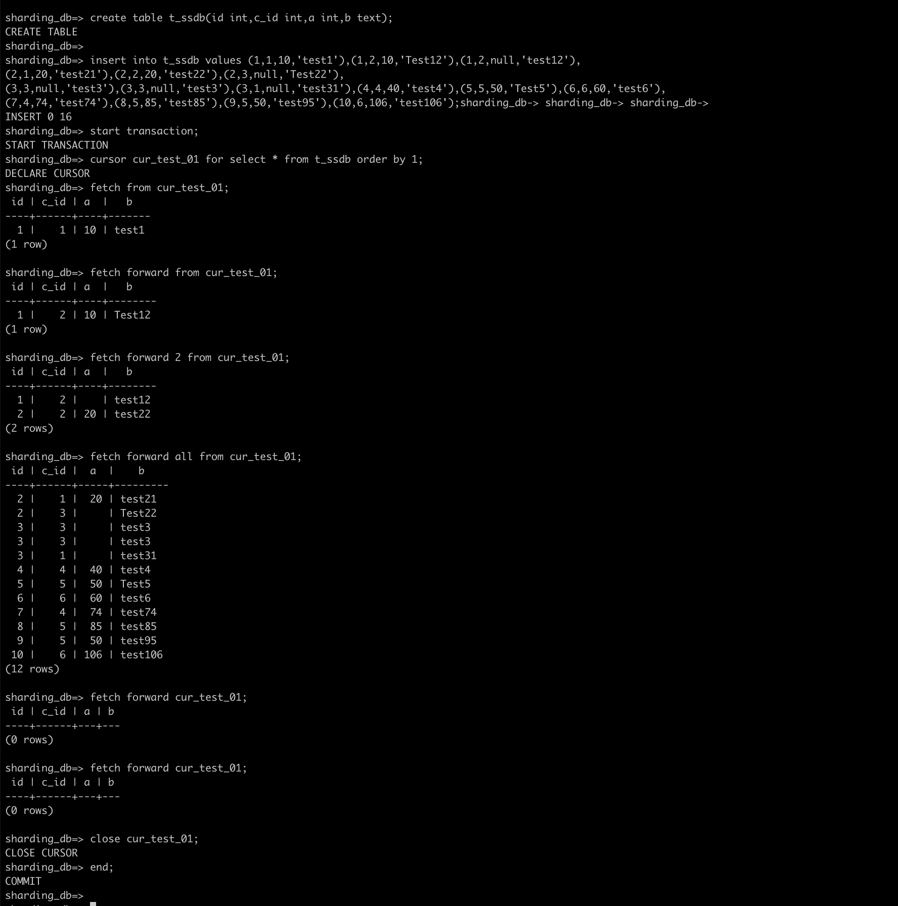 Fetch Forward Is None And Returns “error Index 0” · Issue 21421 · Apacheshardingsphere · Github 