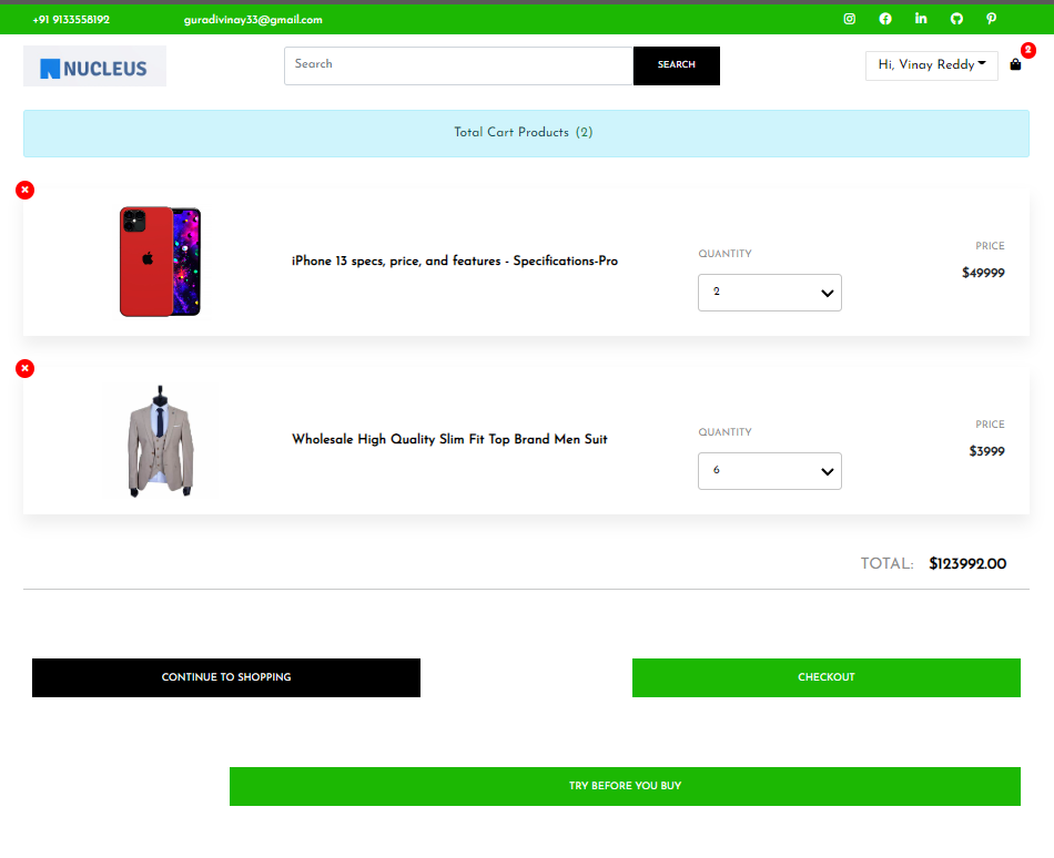 GitHub - nagasai-222/ECommerce-WebApp: This ECommerce application will include modern design and ...