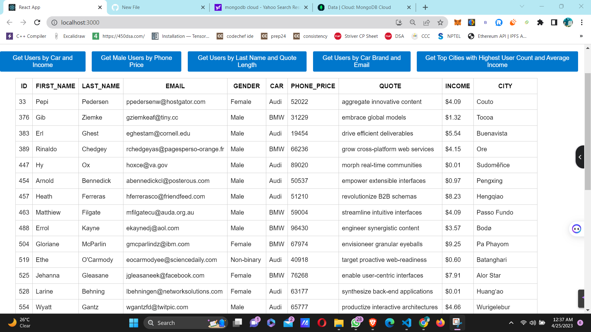 GitHub - Vinayreddy18/Mobilics_Assignment: I have created NodeJS And ReactJS Application by ...