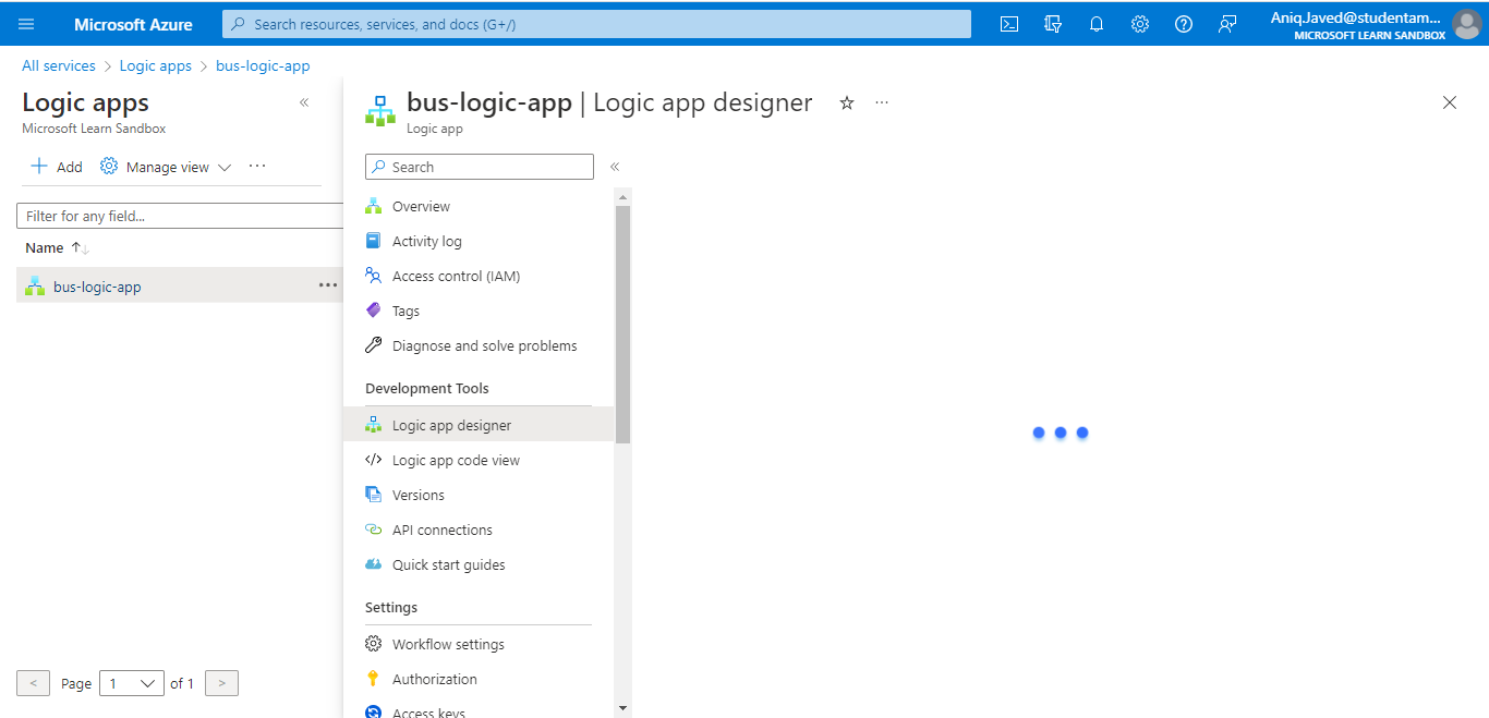 Logic app designer not loading · Issue #36 · microsoft/studentambassadors · GitHub