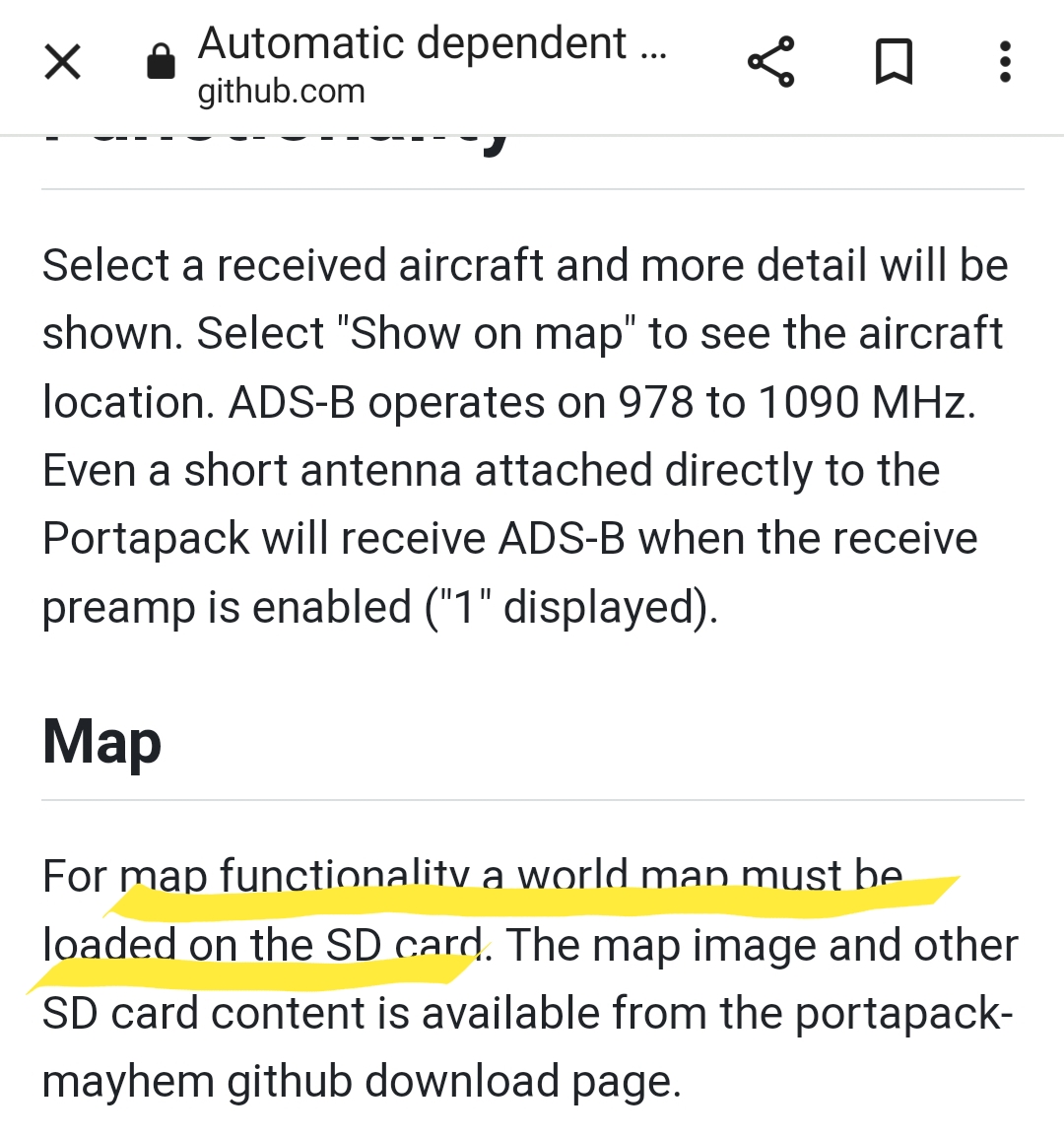 ads-b map · Issue #885 · portapack-mayhem/mayhem-firmware · GitHub