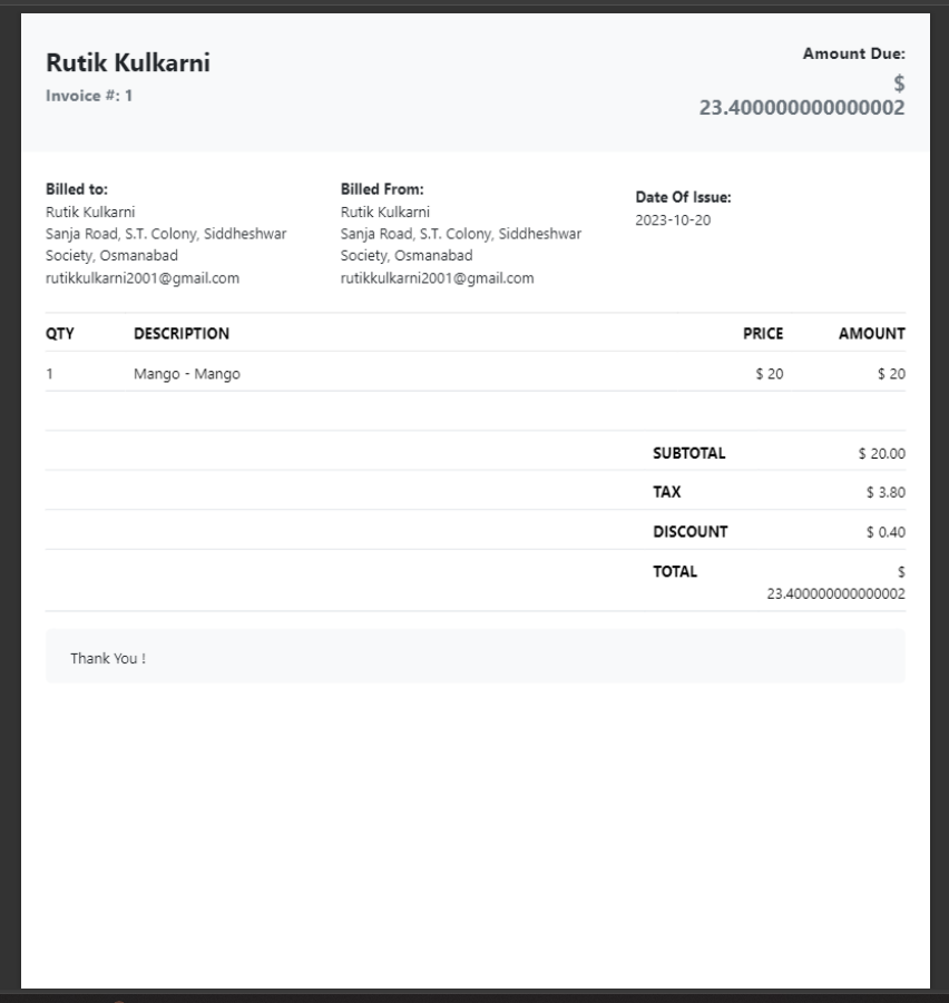 GitHub - RutikKulkarni/Invoice-Generator-Swipe