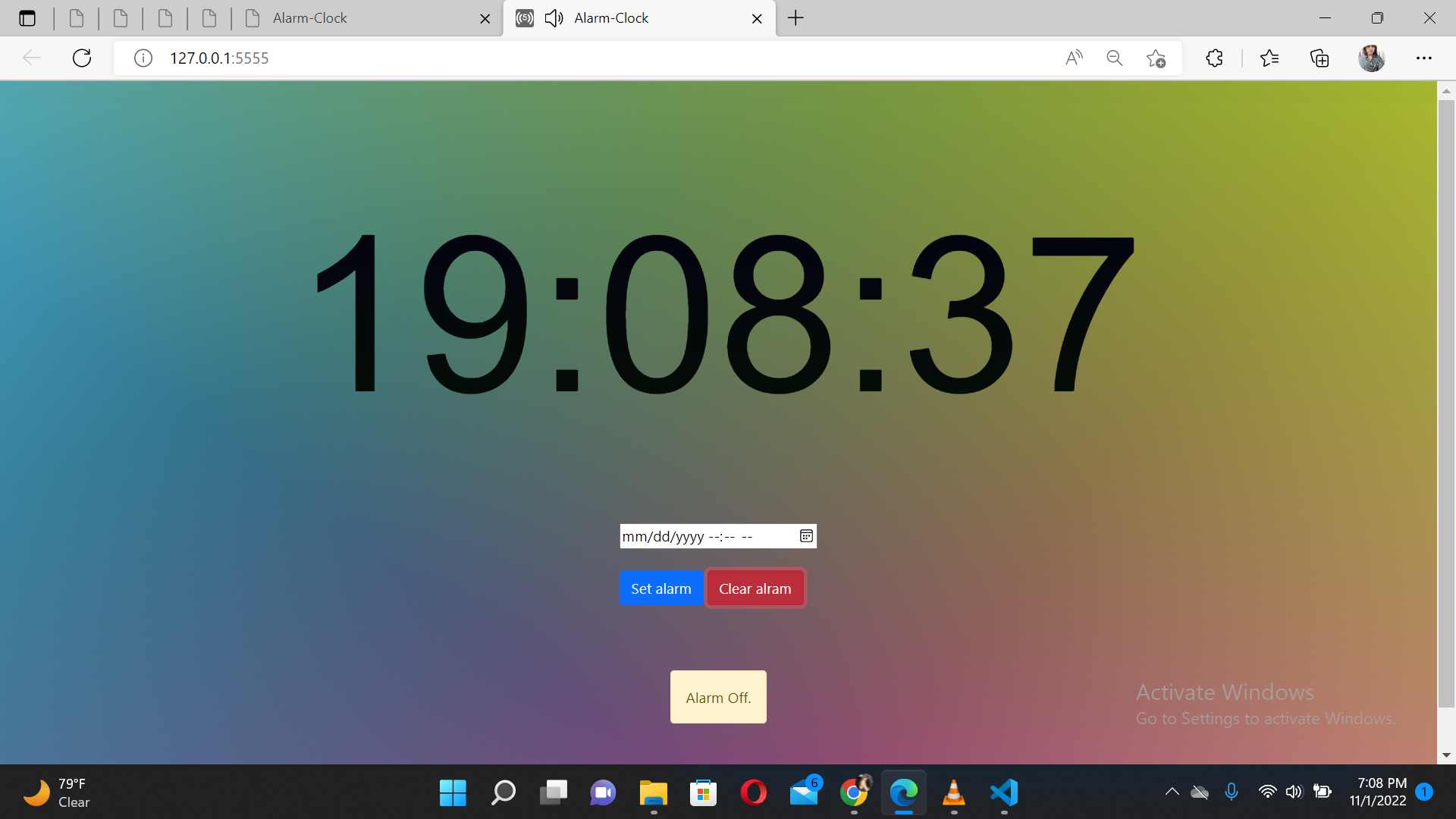 GitHub - BST82/Alarm-clock: Java script based Alarm clock