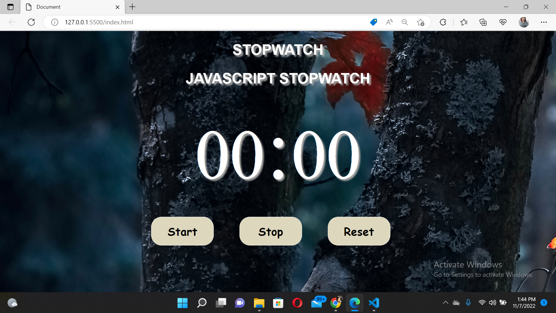 Github Bst82 Stop Watch Javascript