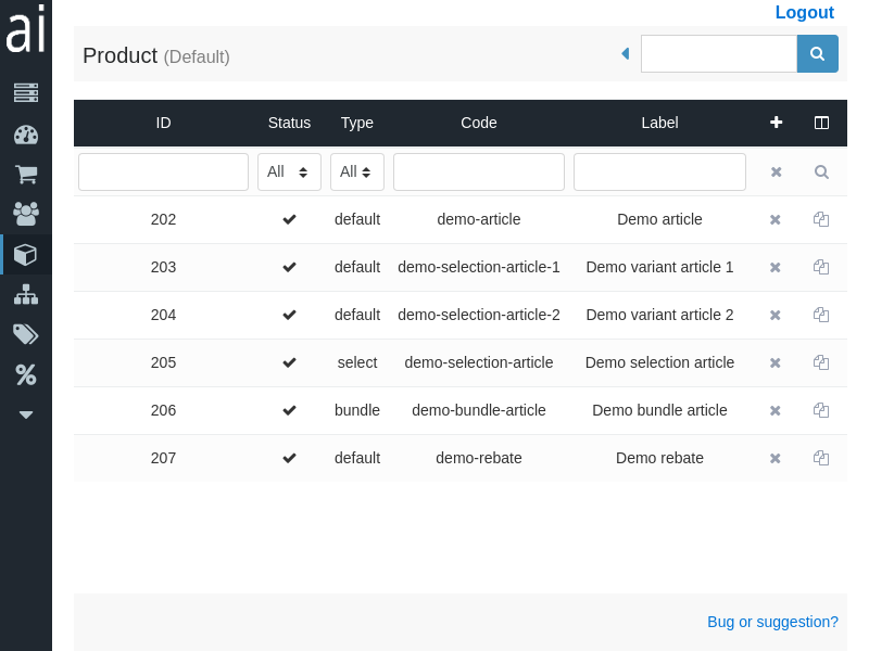 add logout · Issue #9 · aimeos/ai-admin-jqadm · GitHub
