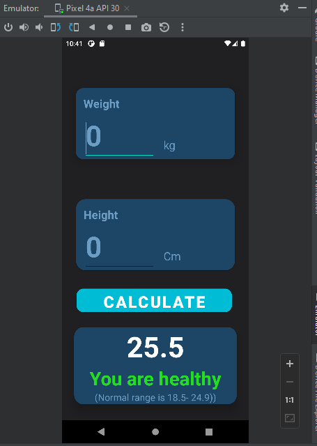 GitHub - AlexNduta/BMI_Calculator