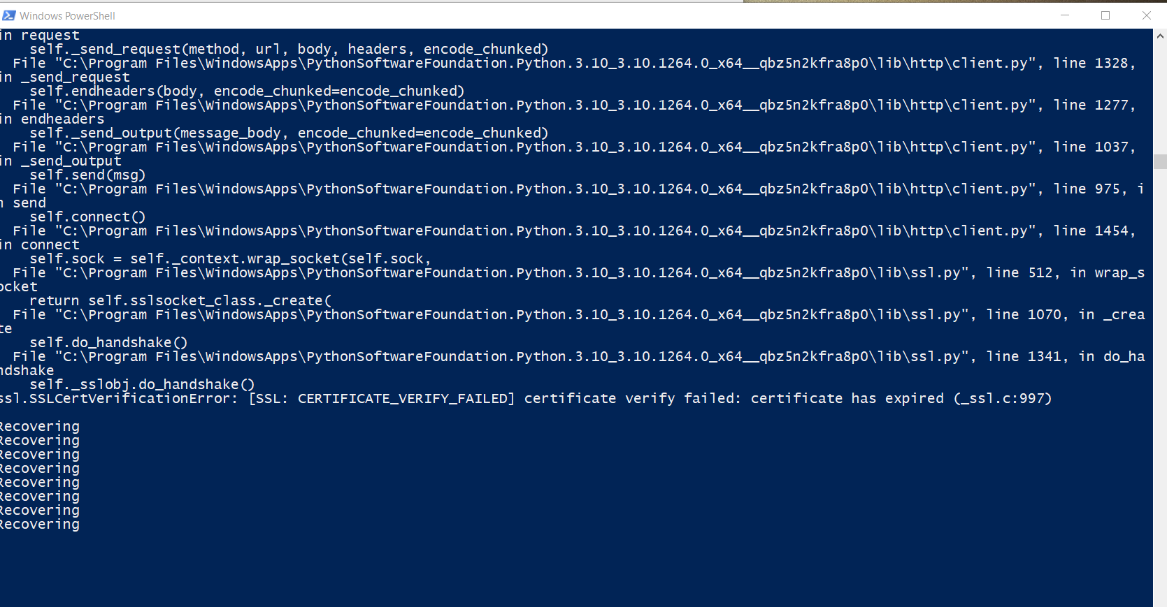 OSM Web Wizard SSL Verification Error · Issue #9304 · eclipse-sumo/sumo · GitHub