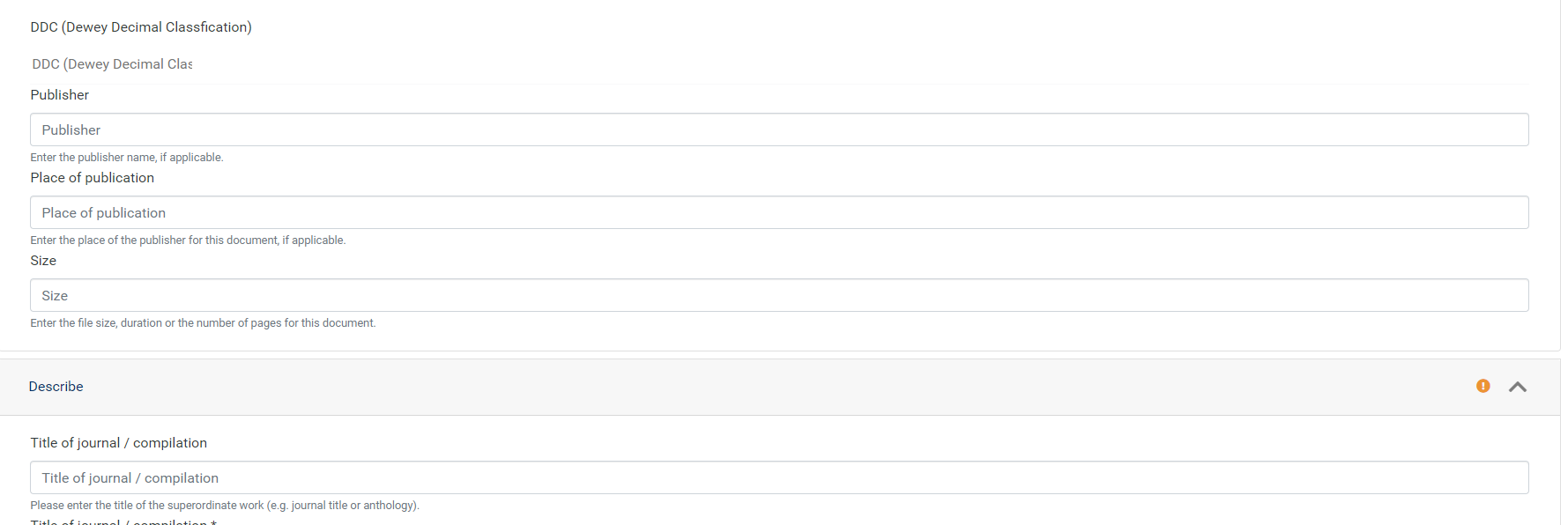 Hint is missing for Subject Keywords · Issue #2131 · DSpace/dspace-angular · GitHub