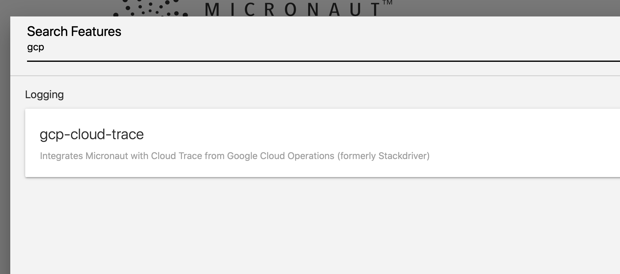 google-clould-function feature is not discoverable searching for GCP · Issue #387 · micronaut ...