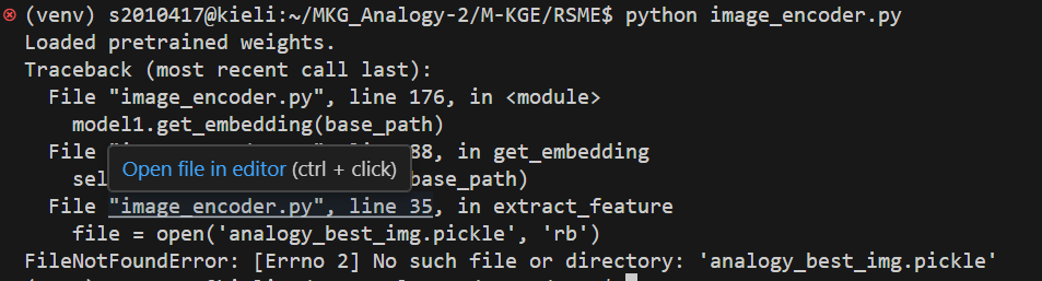 Lack Of Pickle Files · Issue 11 · Zjunlpmkganalogy · Github 