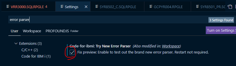 Errors not correctly cross-referenced to source (`*LVL2`) · Issue #405 · codefori/vscode-ibmi ...