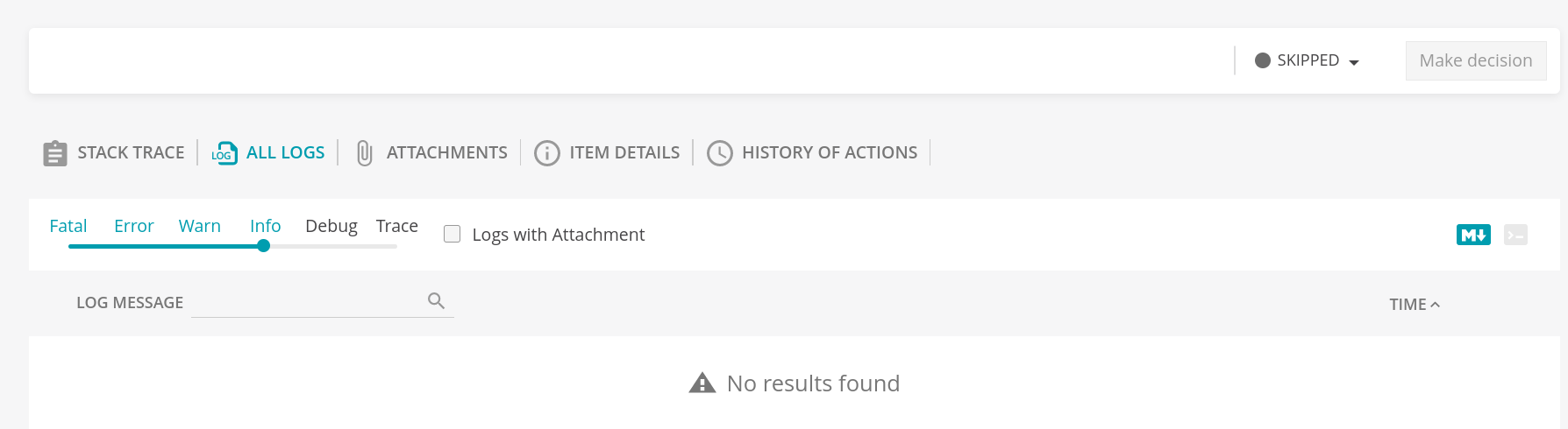 skipped tests come up with "To_Investigate" by default · Issue #1967 ...