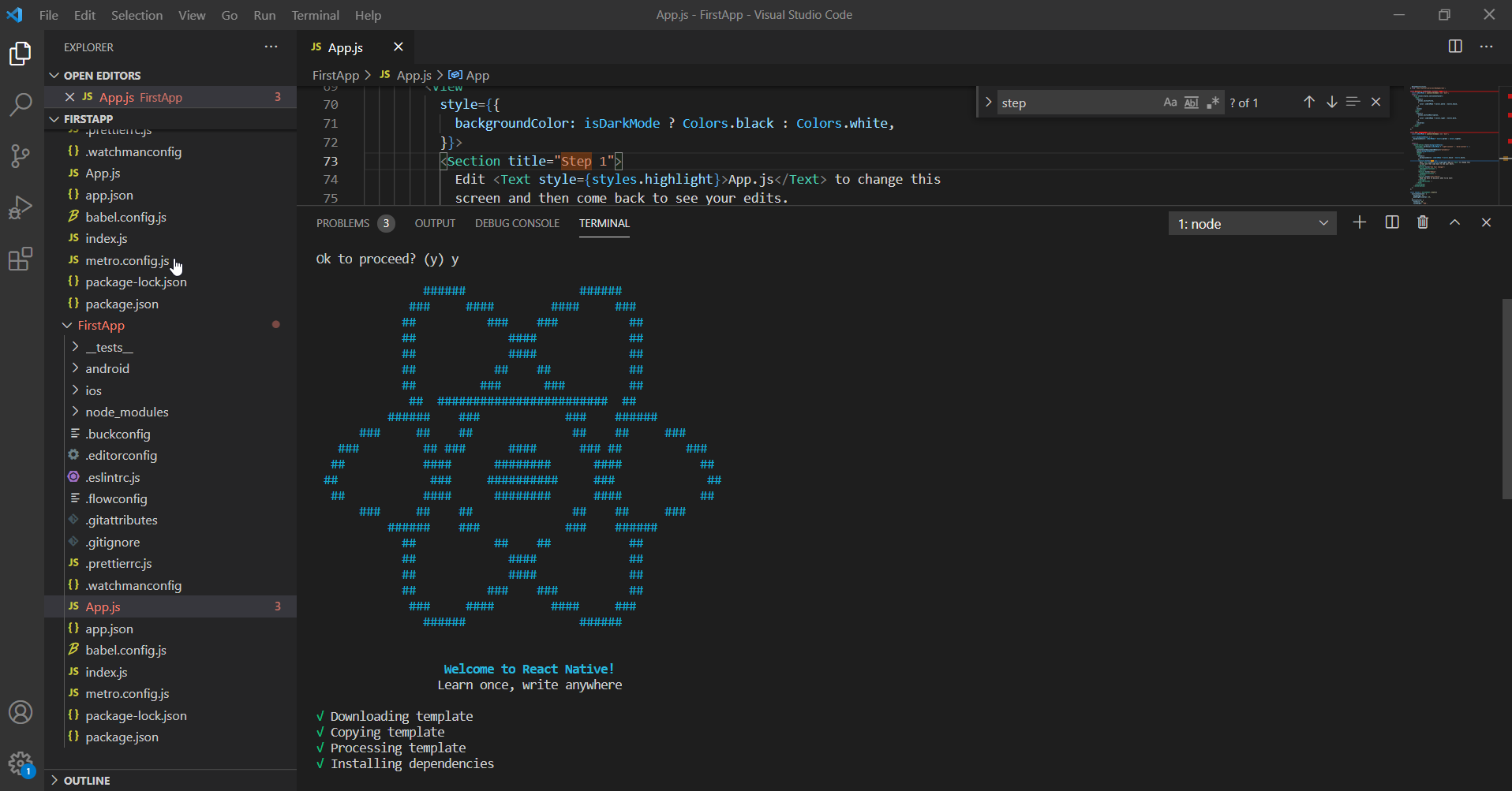 GitHub - senthilvelk31/reactnative-firstapp-assignment-1: Assignment 1 of React native app