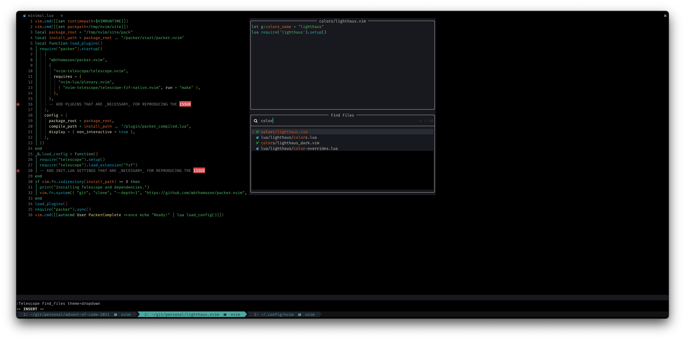 `TelescopeNormal` highlight group doesn't color full background using ...