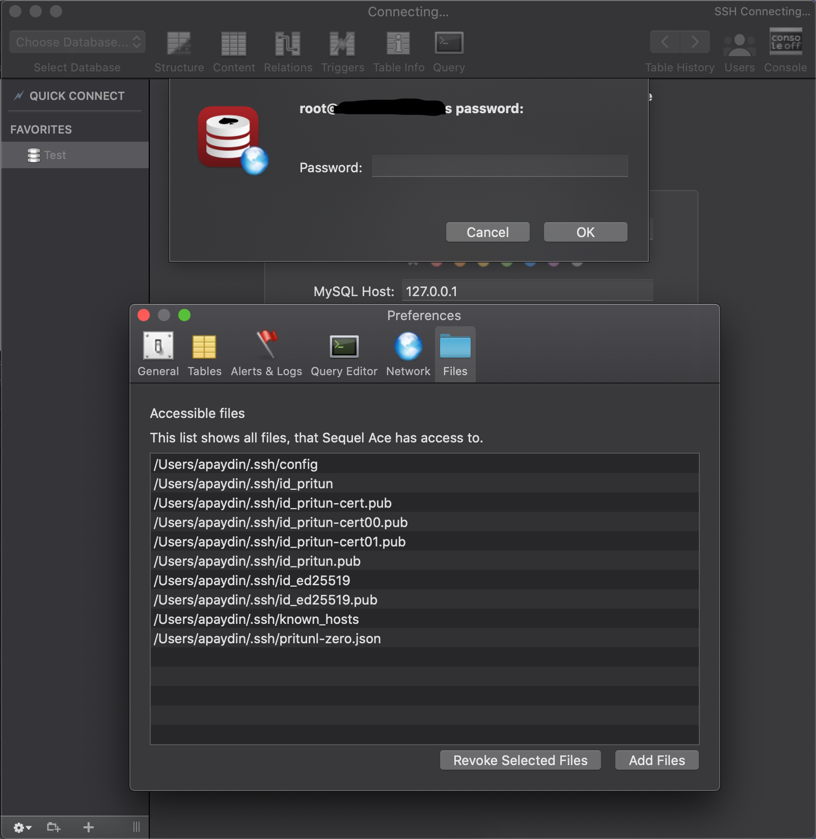 Ssh Connection Failed · Issue 240 · Sequel Ace Sequel Ace · Github