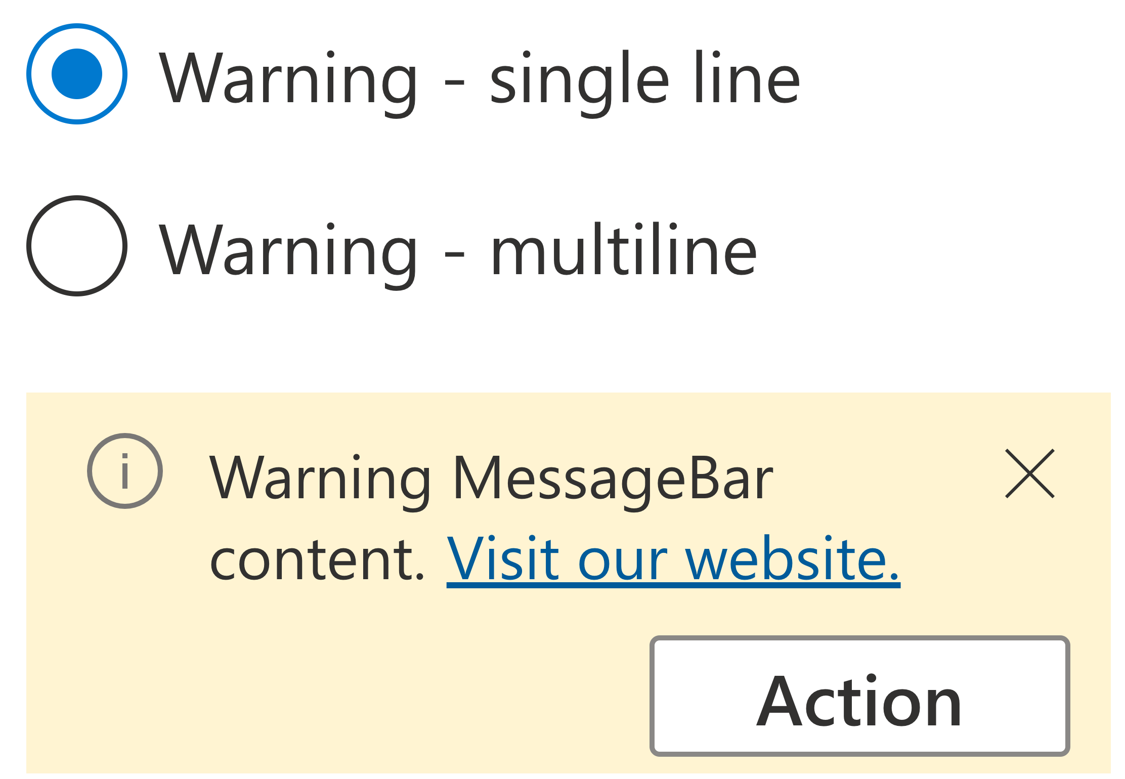 [Bug]: MessageBar does not reflow correctly when zoomed to 400% · Issue #29057 · microsoft ...