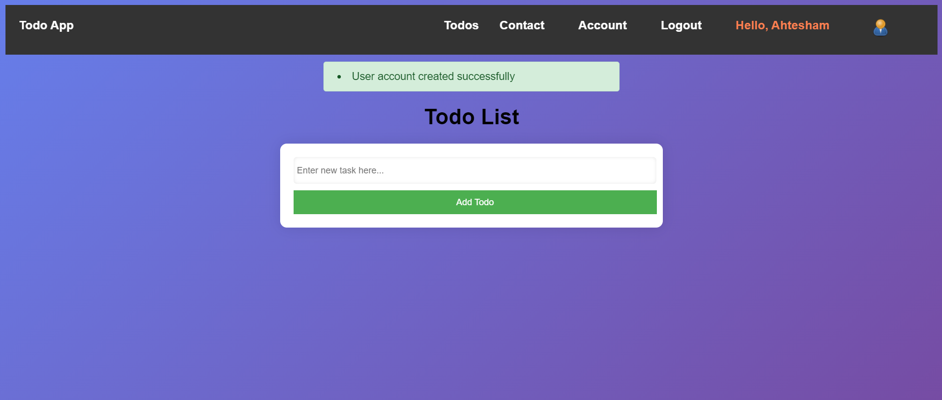 GitHub - AhteshamUddowla/ToDo-App: A todo app using HTML, CSS and Django