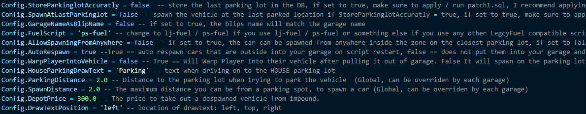 Car spawning anywhere · Issue #113 · JonasDev17/qb-garages · GitHub