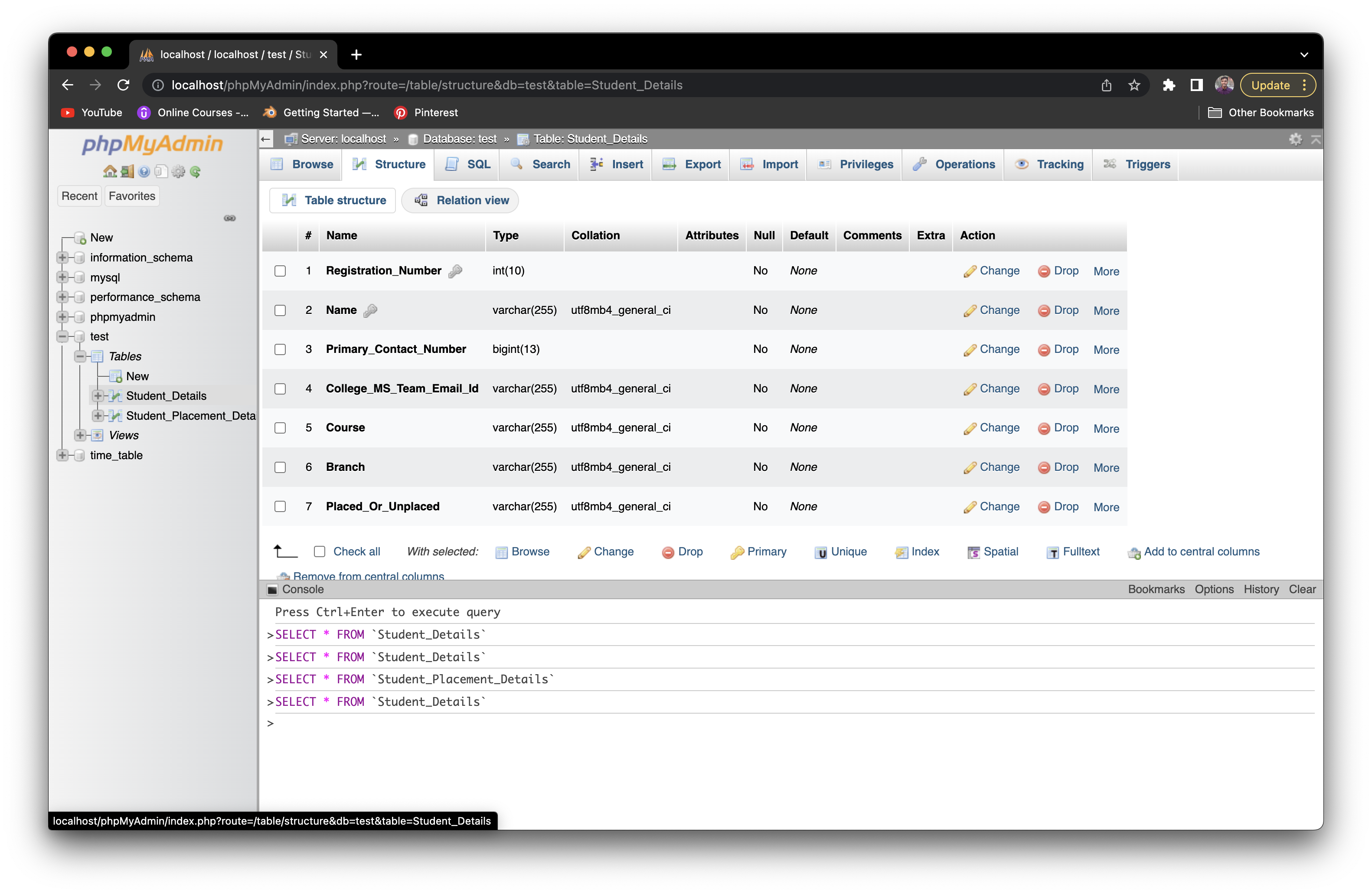 GitHub - frostushaer/student-placement