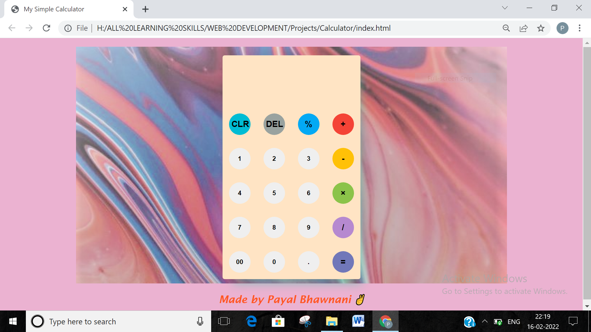 GitHub - Payal0909/Calculator