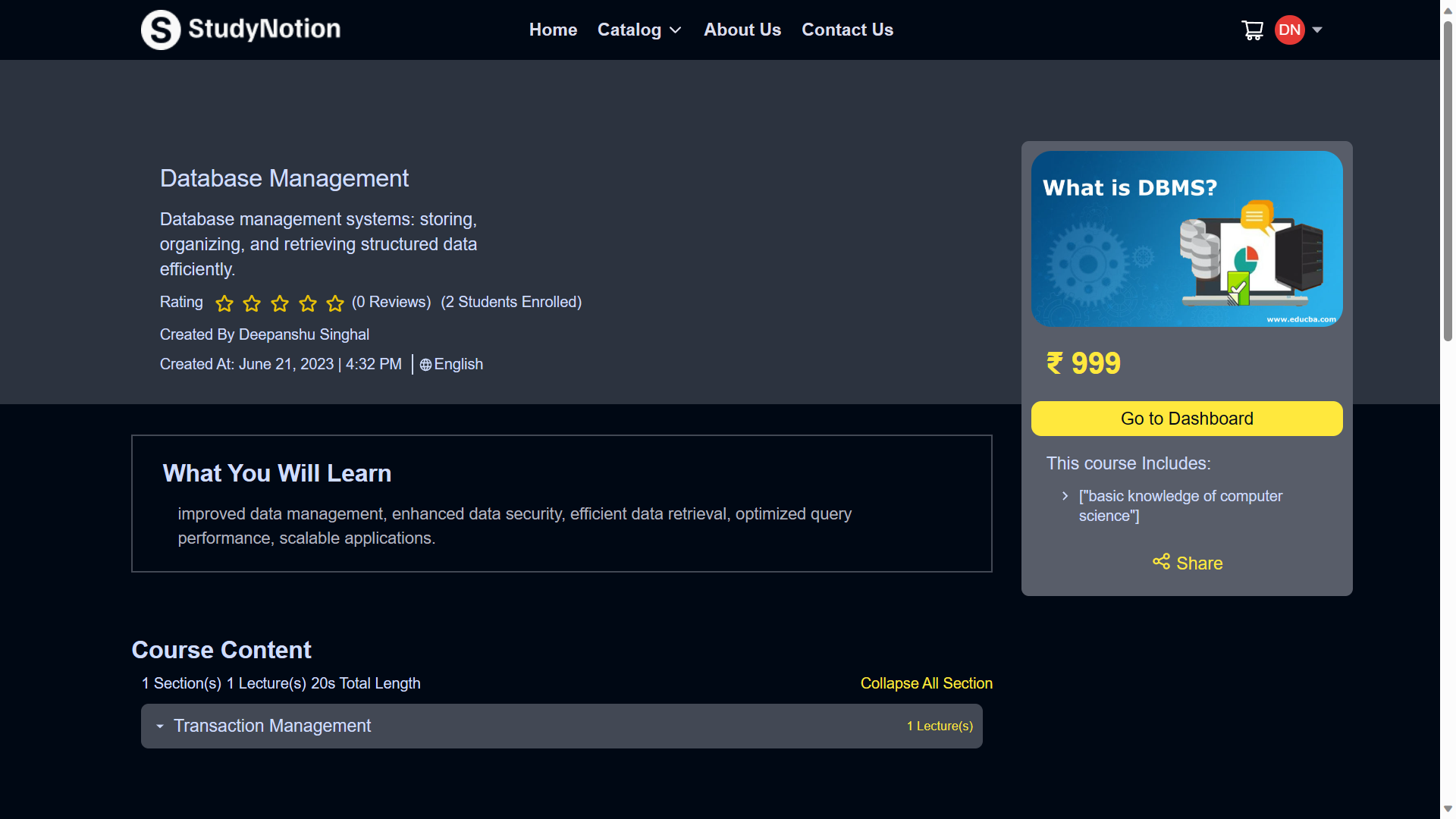 GitHub - deepanshusinghal16/thestudynotion