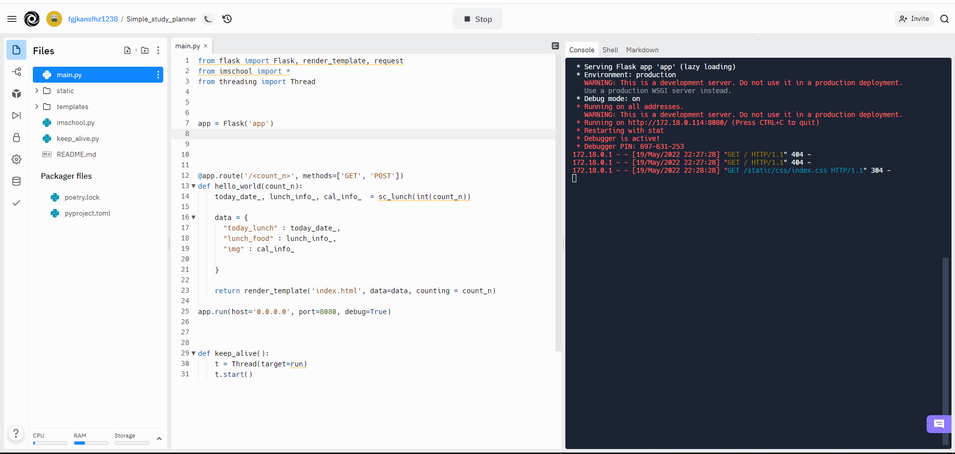 GitHub - alsdnrla/Sangam-lunch: 상암중학교 급식앱(웹)