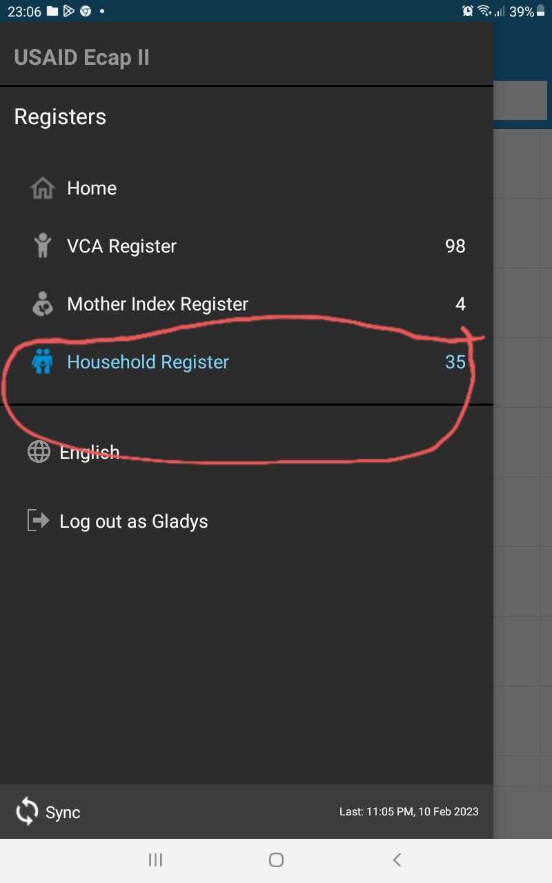 I think when we undo or delete a household the number on the household register should also ...