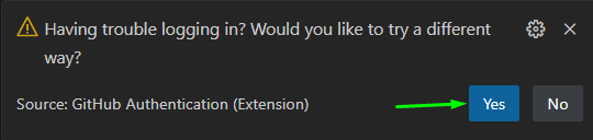 Sign in error in GitHub entreprise · Issue #4612 · microsoft/vscode-pull-request-github · GitHub