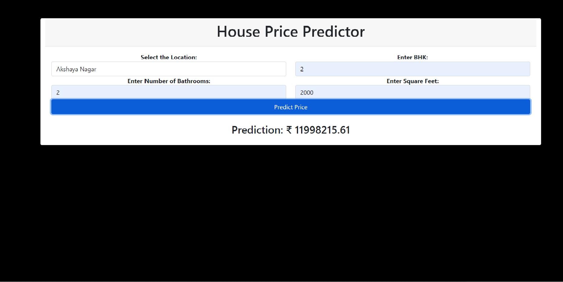 Github Ameya22joshihouse Price Prediction Model