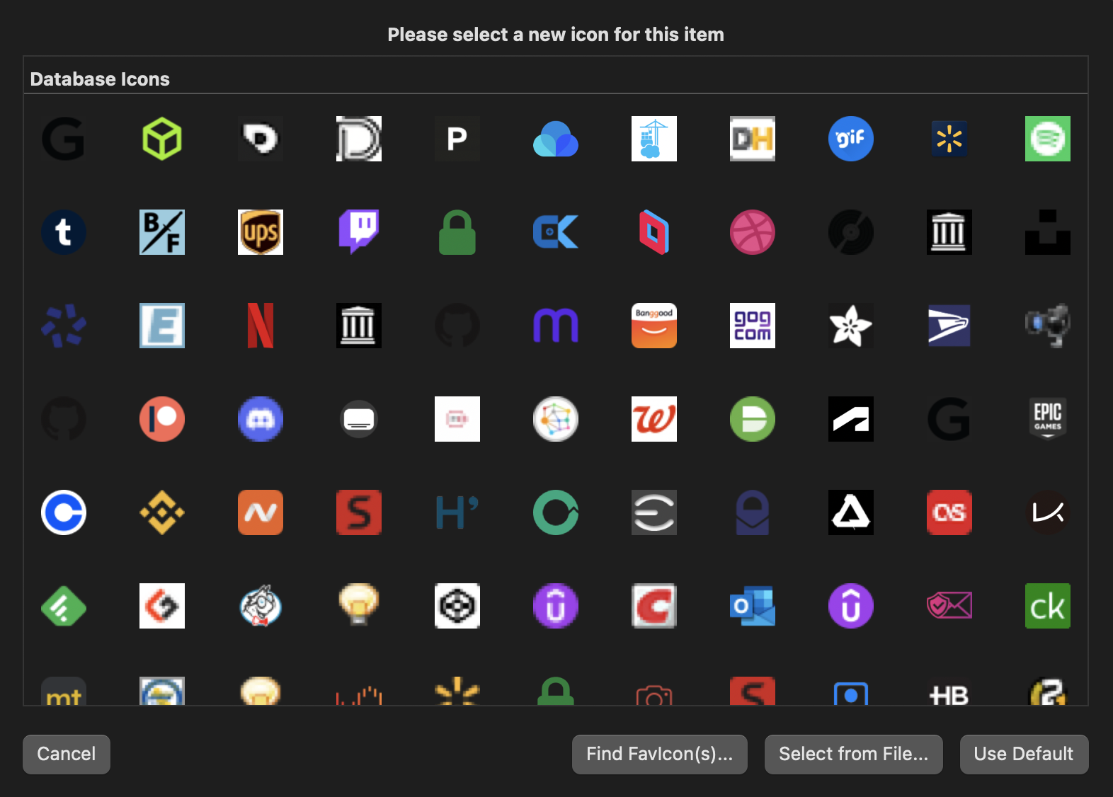 Ability To Delete Andor Trim Unused Custom Icons · Issue 596 · Strongbox Password Safe