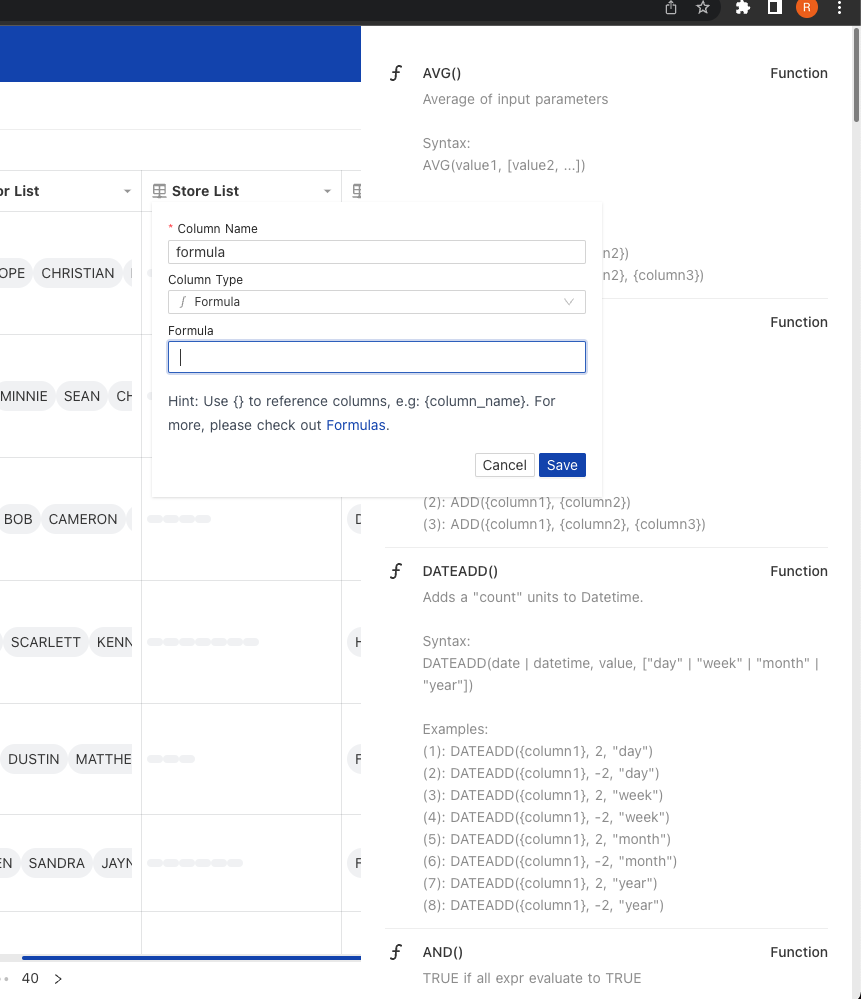 vue3: Formula Column · Issue #2955 · nocodb/nocodb · GitHub