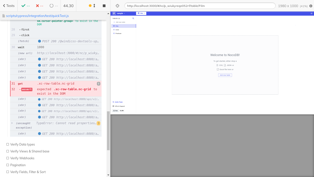 [PR# 3847] Error observed with migrated DB during project table navigation · Issue #4002 ...