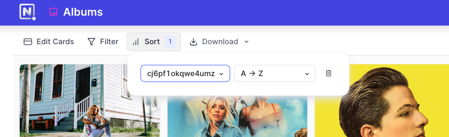 🐛 Bug Shared View Sort Displays Id Instead Of Field Name · Issue 6456 · Nocodbnocodb · Github