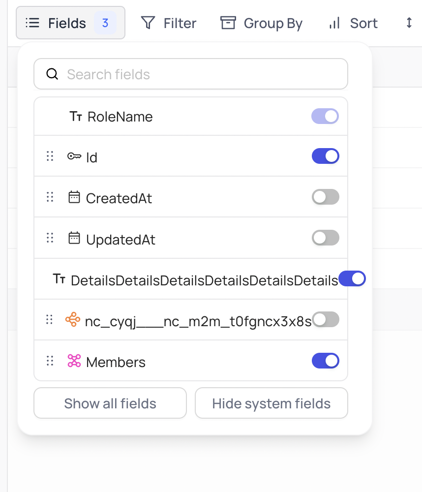 馃悰 Bug Fields Dropdown Ui 路 Issue 6781 路 Nocodb Nocodb 路 Github
