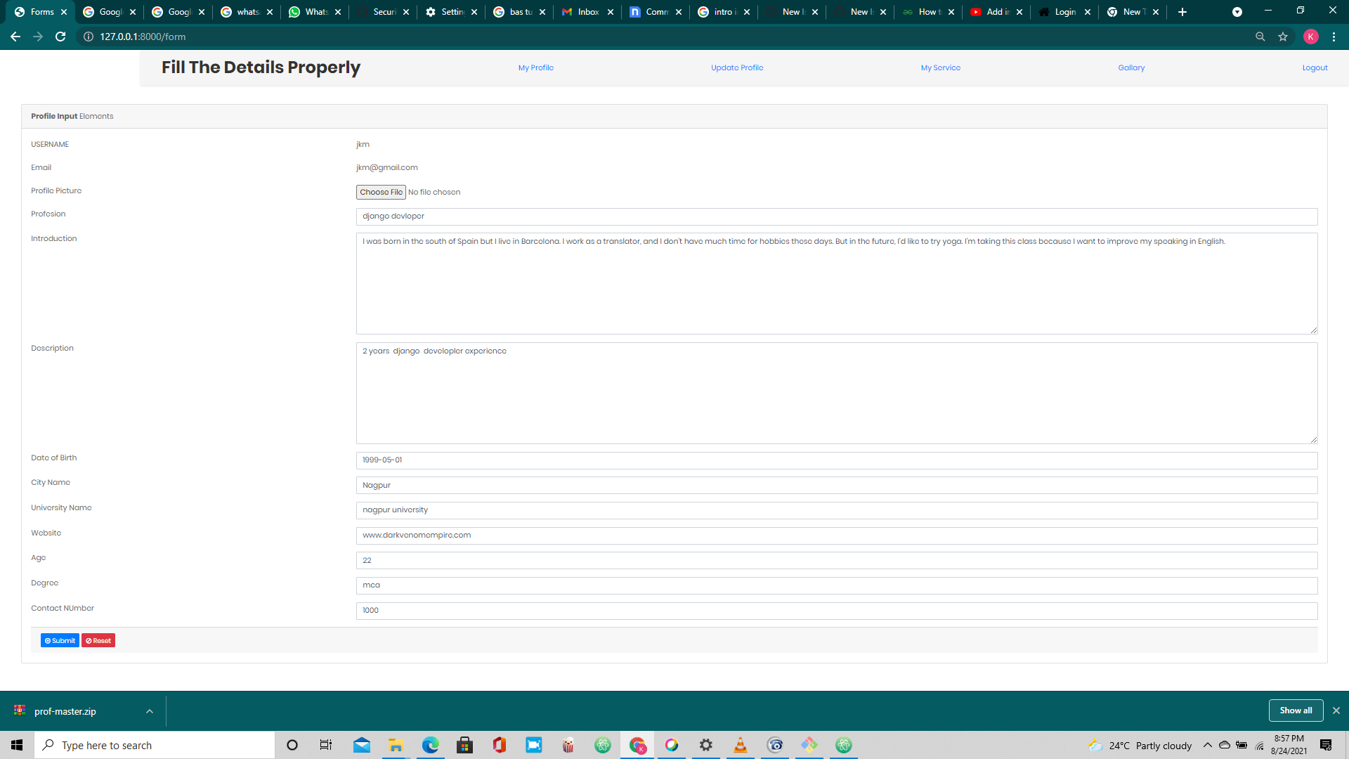 GitHub - kjm37/prof: django website where user can add image,comments ...