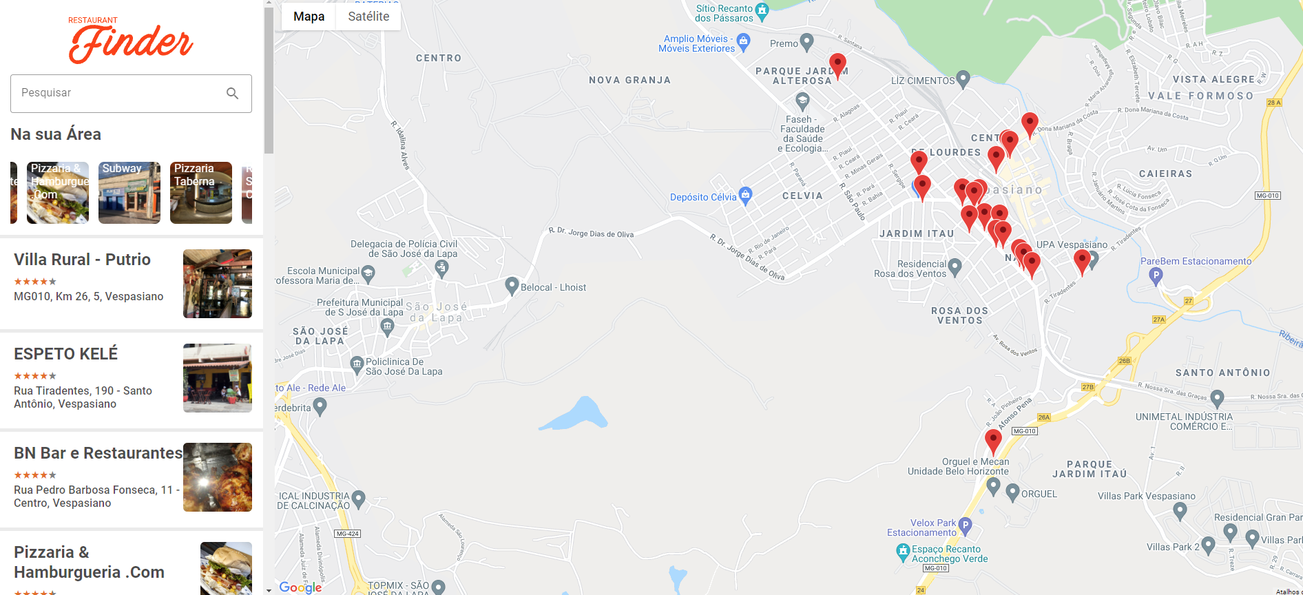 GitHub - tujade/restaurant-finder