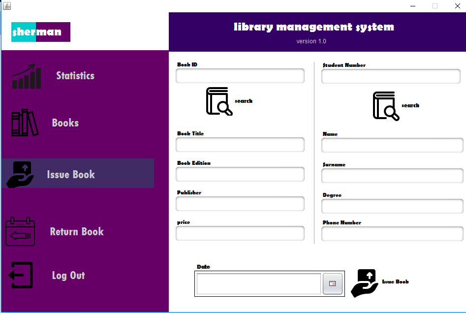 GitHub - SHERMAN0205/Library-Management-System: Library Management ...