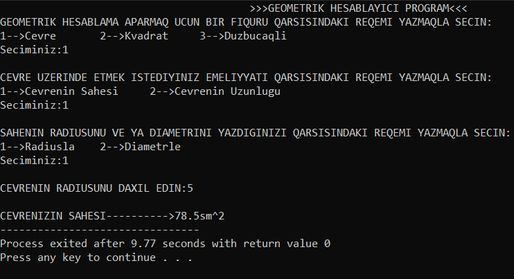GitHub - DeebWep/geomathcpp: 11)Daxil Edilən simvola əsasən ...