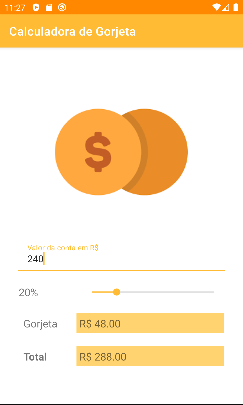 GitHub - JoaoVictorRossi/CalculadoradeGorjeta: App Calculadora de Gorjeta feito em Java