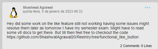 Owner of Post can edit and delete their Post · Issue #169 · FearlessTech/Reentry · GitHub