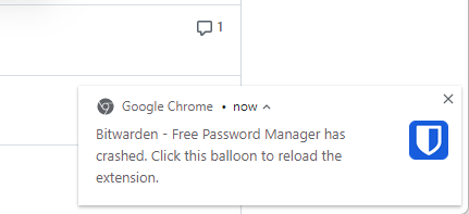 Regenerating a password multiple times makes the extension crash · Issue #4939 · bitwarden ...