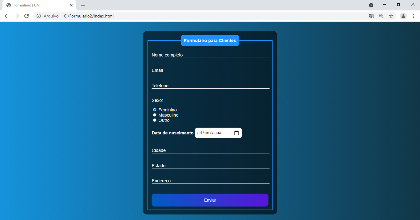 GitHub - antoniaalves0/formulario2