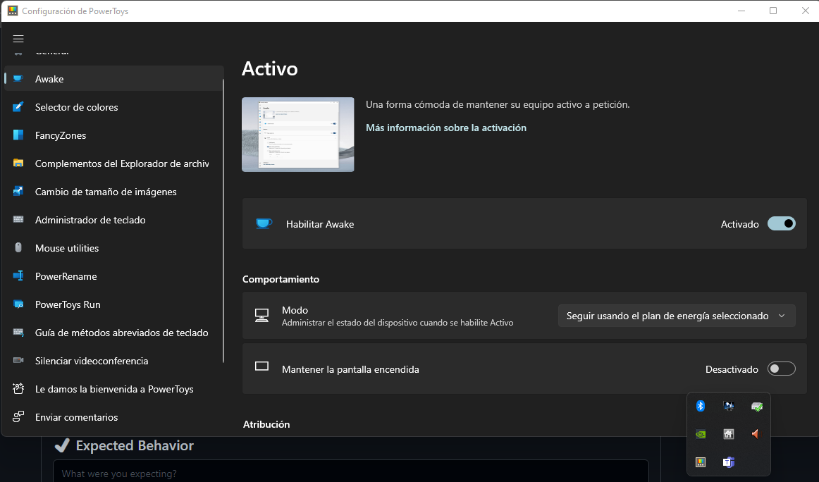 Awake icon is not displayed on Windows 11 system tray · Issue #14637 ...