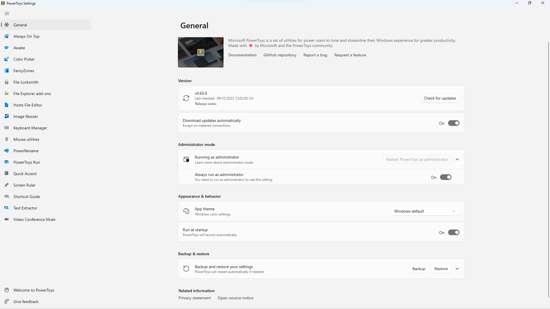 Automatically start · Issue #22676 · microsoft/PowerToys · GitHub