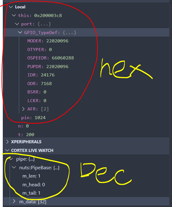 Global hex/dec mode · Issue #873 · Marus/cortex-debug · GitHub
