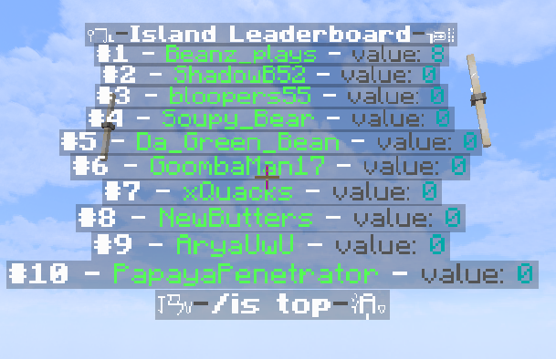 Top Island Placeholders not working properly · Issue #528 · Iridium-Development/IridiumSkyblock ...