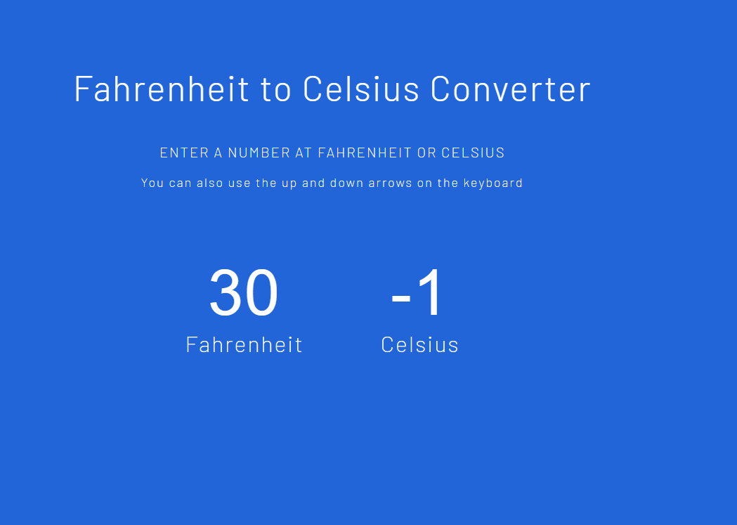 GitHub - RobertPatru/Fahrenheit-to-Celsius-Converter