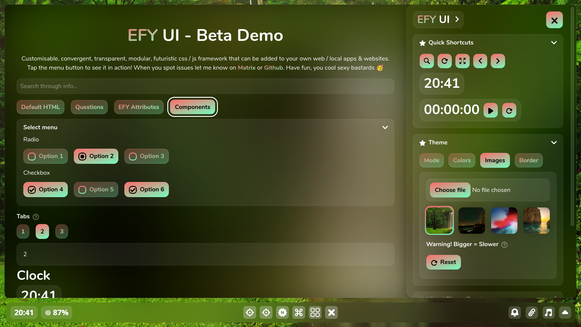 GitHub - dragos-efy/efy: User Customizable CSS / JS framework. Private, modular & convergent apps