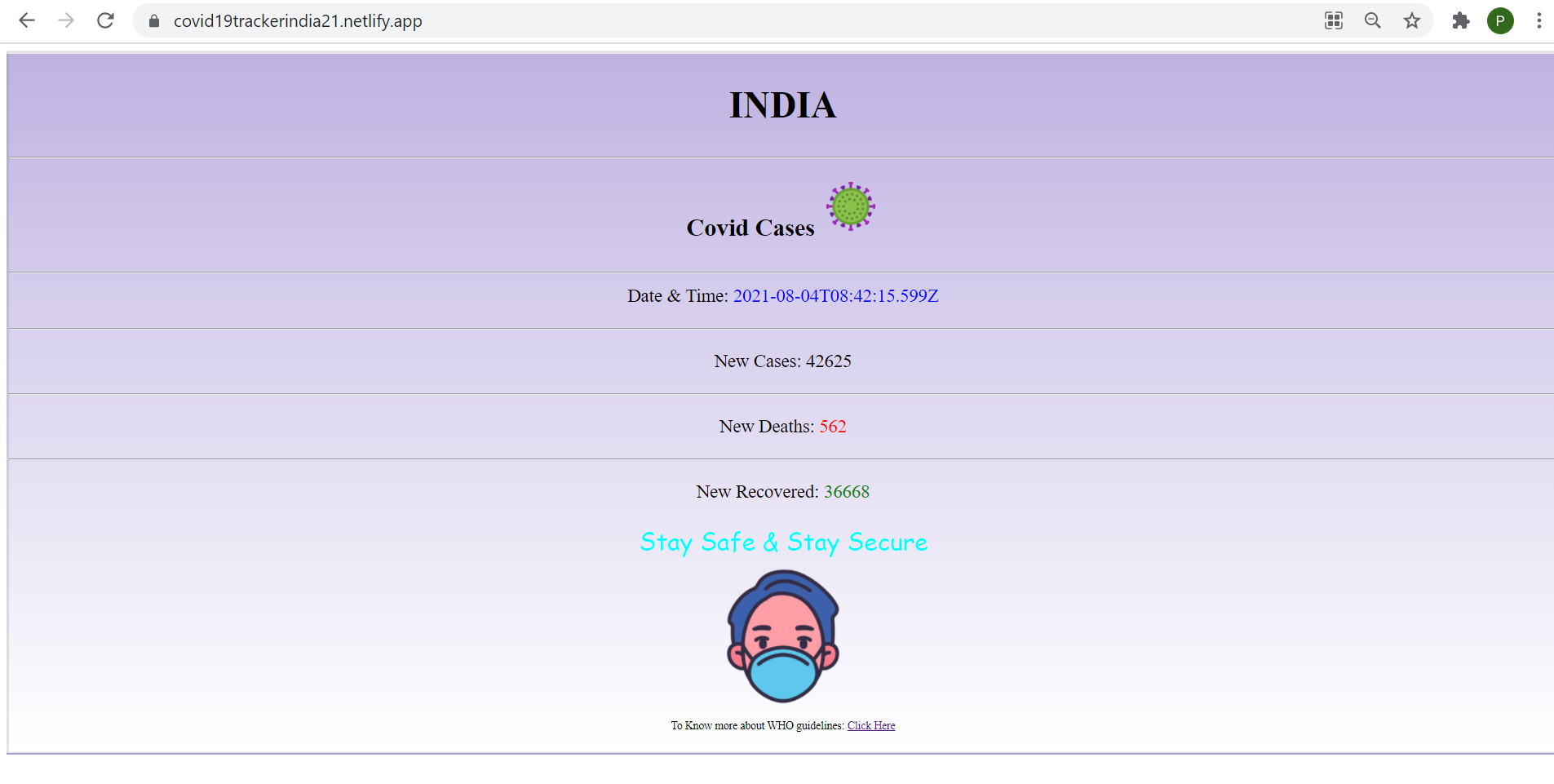 GitHub - Abhishek-PratapSingh/Covid19-tracker
