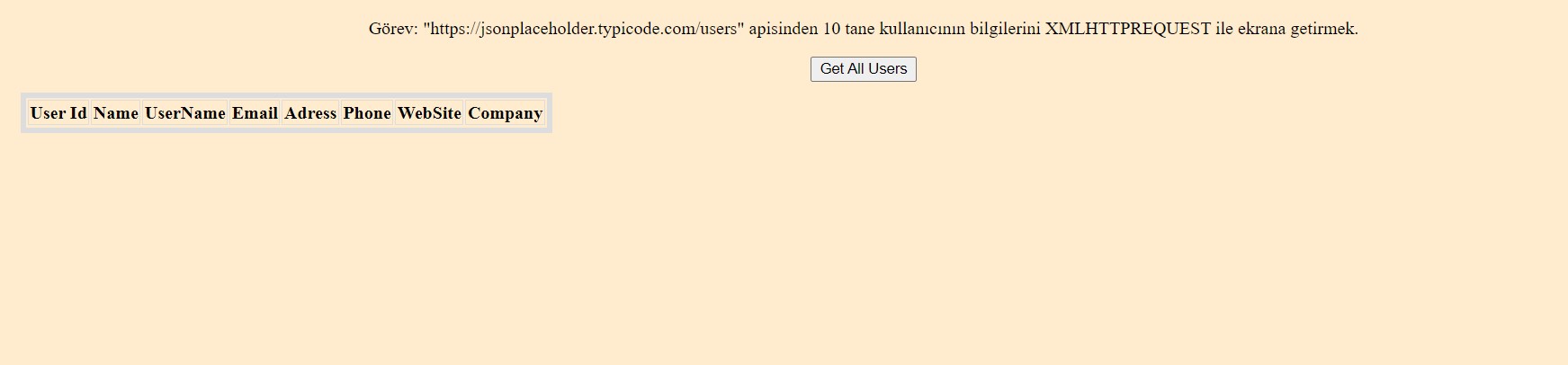 GitHub - BetulBircan/XMLHTTPREQUESTVeriCekme: XMLHTTPREQUEST ile Get Metodu LKullanarak Veri Getirme